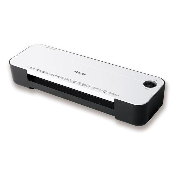 【商品説明】複雑な設定が無く使いやすいモデルです。ウォームアップが完了したらランプでお知らせします。【仕様】●外形寸法：幅３５８×奥行１１６×高さ６４ｍｍ●質量：０．９ｋｇ●最大ラミネート幅：２２０ｍｍ●最大ラミネート厚０．４ｍｍ（フィルム...