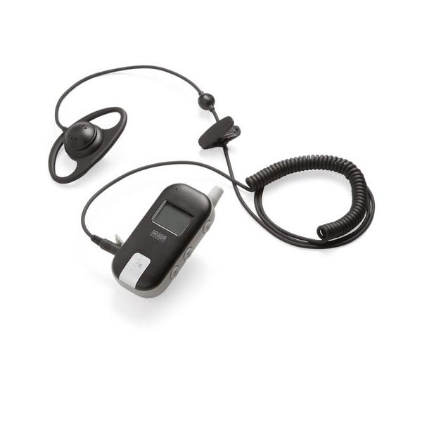 【商品説明】ツアーガイドや工場見学、作業現場で活躍するワイヤレス音声通信システムです。見通しの良い環境で最大１５０ｍの通信が可能で、電波障害に強い２．４ＧＨｚ帯により安定した音声を実現します。親機・子機の切り替えに対応し、複数台からの発言も...