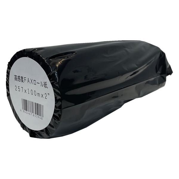 【仕様】●サイズ：Ｂ４●幅２５７ｍｍ×１００ｍ巻×芯径２インチ●表巻（一般的なタイプ）●紙厚：６５μｍ●白色度：８５％以上●注文単位：１本●鮮明印字、高保存性。よく使うものだから高品質＆超安価でご提供。　<ジェットプライス>　c...