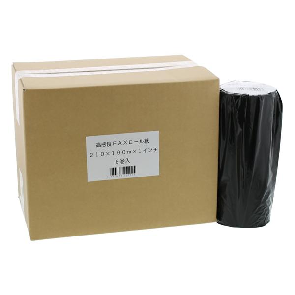 【仕様】●サイズ：Ａ４●サイズ：幅２１０ｍｍ×長さ１００ｍ×紙管１インチ●仕様：表巻（一般的なタイプ）●紙厚：６５μｍ●白色度：８５％以上●注文単位：１箱（６本）●鮮明印字、高保存性。よく使うものだから高品質＆超安価でご提供。　<ジェ...