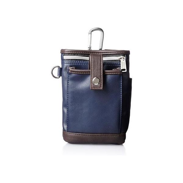 【商品説明】高級感のあるフェイクレザーを使用。大きめのスマートフォンや携帯電話、ペン、メモ帳等の小物がひとまとめに収納できる「仕事でも使える小物ケース」です。【仕様】●材質　本体／合成皮革　カラビナ／アルミニウム●製品サイズ／１４５ｘ２００...