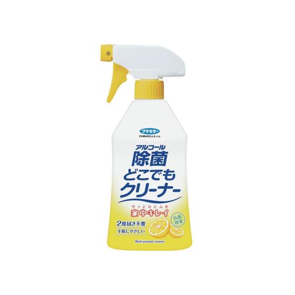 【商品説明】●キッチンの油汚れや食べこぼし、ドアノブの手あか、リビングのヤニ汚れなど家中の汚れを落とします。●天然発酵アルコールとアルカリ電解水で洗浄、除菌します。●2度拭き不要で、ベタつきも残りません。【仕様】●型番：433876　●容量...