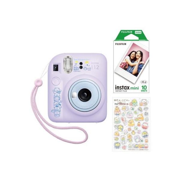 【商品説明】撮ったその場でプリントが楽しめるインスタントカメラ「チェキ」に「映画すみっコぐらし　空の王国とふたりのコ」デザインが登場！●インスタントフィルム［ｉｎｓｔａｘ　ｍｉｎｉ］１パック（１０枚入）同梱●持ち運びに便利な専用ハンドストラ...