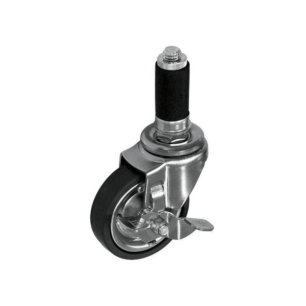 【仕様】●型番：YGR-75S　●タイプ：自在式（ストッパー付）　●車輪径（mm）：75　●自在車ストッパー付き　●金具：スチール　<ジェットプライス>