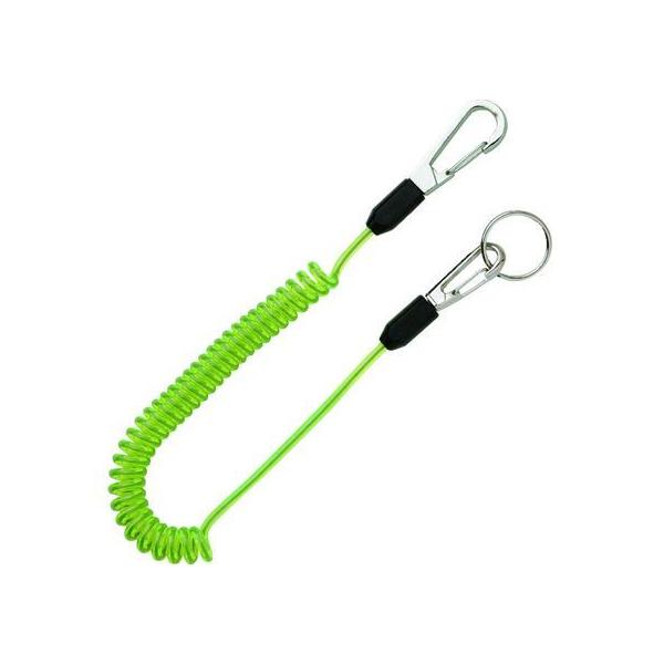 【商品説明】●ナスカン部に独自のコンパクトな樹脂金具を採用しています。●ワイヤーとポリウレタンがはく離しない一体成型加工品です。【仕様】●型番：SFC-452W　●最大長さ（mm）：1350 ●自然長（mm）：410 ●色：イエローグリーン...