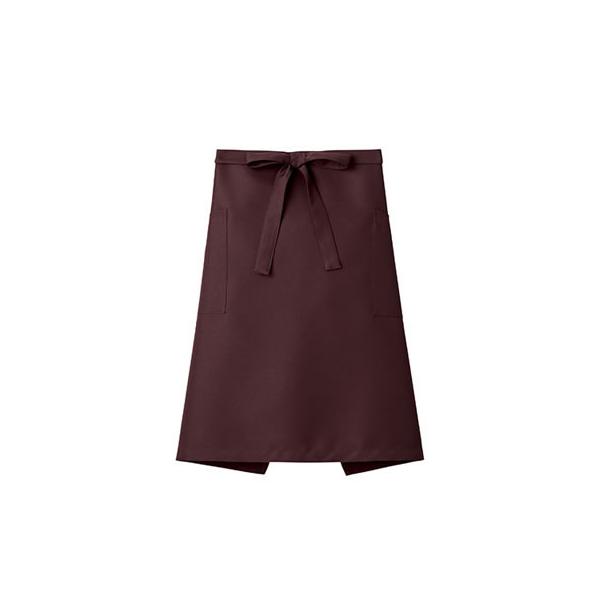 【商品説明】足さばきが良くベーシックなデザインのミドルエプロン。【仕様】●素材：ツイル（ポリエステル１００％）●前中心丈５５ｃｍ身幅９５ｃｍ●両脇アウトポケット●ポケット脇側にマチ付き●制電素材　<ジェットプライス>