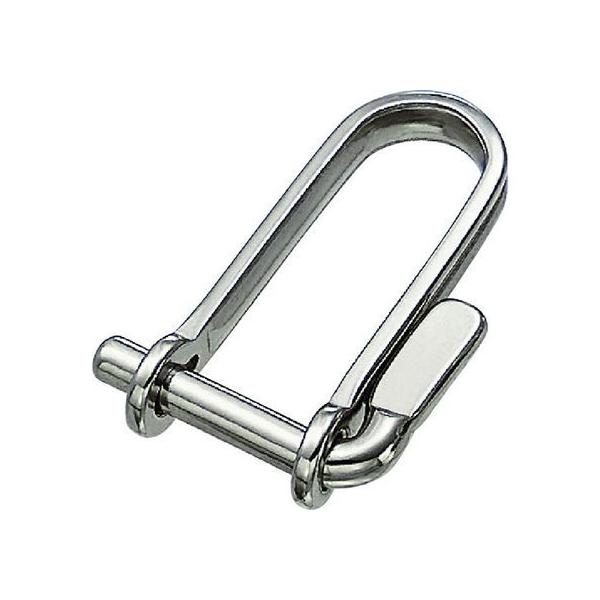 【商品説明】●ピンが抜け落ちないタイプです。●ピンのレバーを90度傾けるだけでとても手軽です。【仕様】●型番：B-1453　●使用荷重（kN）：0．88　●B（mm）：13　●F（mm）：6　●D1（mm）：5　●L1（mm）：40　●d（...