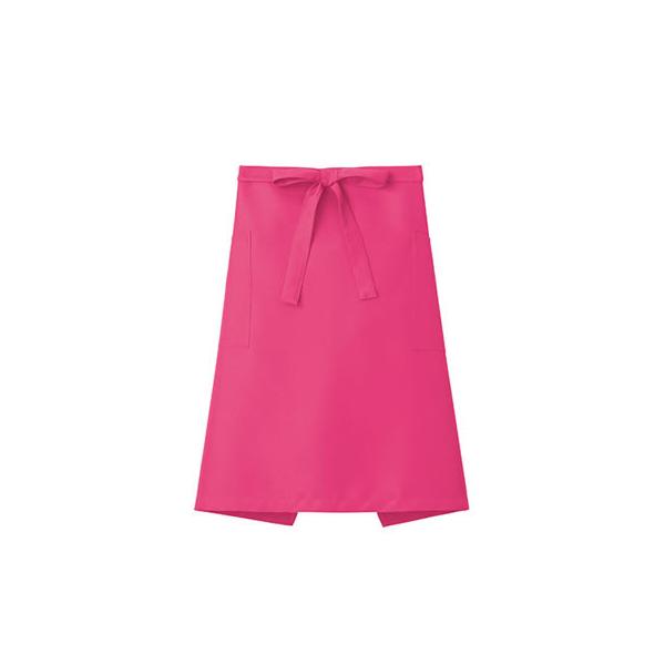 【商品説明】足さばきが良くベーシックなデザインのミドルエプロン。【仕様】●素材：ツイル（ポリエステル１００％）●前中心丈５５ｃｍ身幅９５ｃｍ●両脇アウトポケット●ポケット脇側にマチ付き●制電素材　<ジェットプライス>