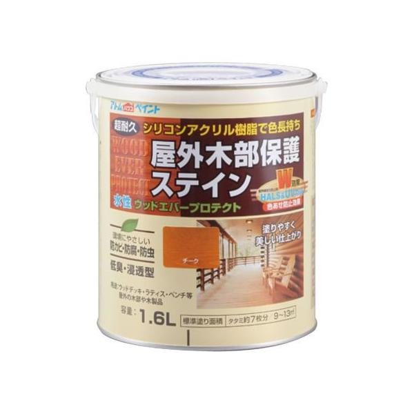 【商品説明】●シリコンアクリル樹脂にＨＡＬＳ（紫外線劣化防止剤）とＵＶ吸収剤を配合し、木部の長期間色あせ防止と耐久性を向上させました。●防虫防腐防カビ剤効果も抜群なので、水性でありながらログハウスやウッドデッキ等に安心して使用できます。●従...