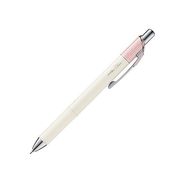 【仕様】ふんわり纏う、大人クラシカルなエナージェル　スッと書けてサッと乾く、エナージェルインキ採用。統一感ある生成り色の軸とストライプ柄は上品さや個性を表現し、ふんわりしつつもクラシックな雰囲気纏うエナージェルです。　●軸色：クラシカルピン...