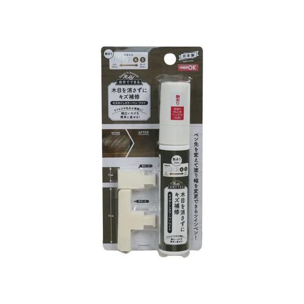 【商品説明】●木材（フローリング、窓枠など）のすりキズ、ひっかけキズ、色あせ等に塗るだけで目立たなくします。●付属のペン先を変えて塗り幅を変更できます。●床暖房対応のフローリングにも使用できます。※木部専用となります。【仕様】●成分：イオン...