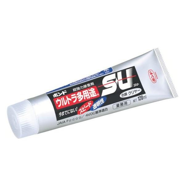 【商品説明】●新ポリマー（シリル化ウレタン樹脂）を採用し、固着スピードと透明性を飛躍的に向上させました。●超速硬化・強力・耐久性に優れています。●超速硬化・強力・耐久性に優れています。●無溶剤タイプです。●日本接着剤工業会 JAIA 4VO...