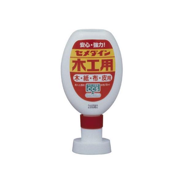 【商品説明】使いやすく、安全性の高い水系の接着剤です。　木工作・紙工作・手芸など幅広い用途に使えます。　乾燥すると透明になり、刃物を傷めずに切削加工ができます。　最後まで使える逆さボトル。　【用途】木材の貼り合せ、紙の貼り合せ、布の貼り合せ...