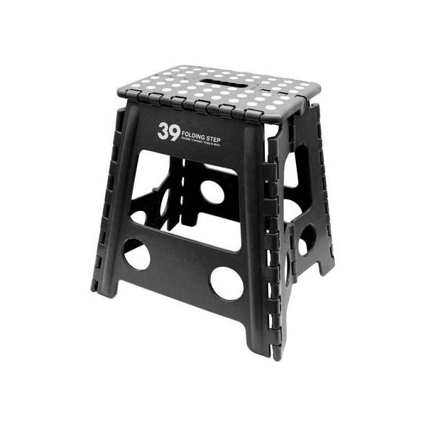 【商品説明】ちょっと高い所にも手が届くセノ・ビー。滑り止めラバー付なので滑りにくく、床なども保護してくれるのでフローリングで使用も可能。持ち手を引き上げるだけで、簡単にコンパクトにたためるので隙間に収納できます。【仕様】●カラー：ブラック●...