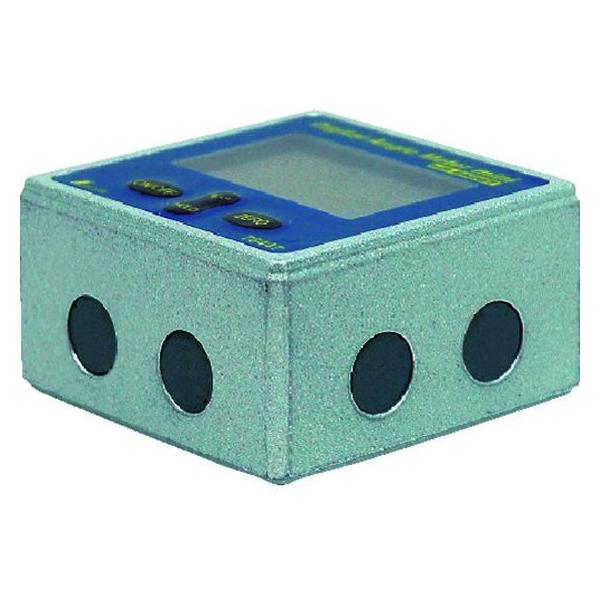 【商品説明】●角度と勾配表示切替が可能です。●どんな角度でも基準点に設定ができます。●コンパクト設計です。●本体を逆さまにしても数字は自動的に反転します。【仕様】●型番：76447　●長さ（mm）：56　●高さ（mm）：56　●厚さ（mm）...