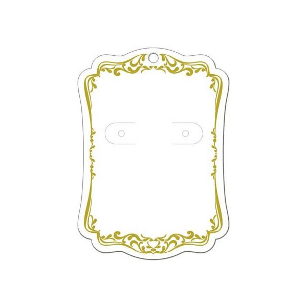 【商品説明】こんなの欲しかった！アクセサリー作家さんの強い味方。　アクセサリー台紙って重要だけど作るのが意外と面倒。　そんな台紙作りの手間を省いたアイテムが登場しました。　アクセサリーを台紙に差し込むだけの簡単作成。　あなたの作品がオシャレ...