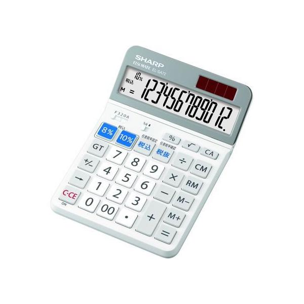 【商品説明】「８％」「１０％」「任意の税率」３種類の税率に対応【仕様】●チルトディスプレイ●大型すべり止めゴム足●ＧＴボタン●寸法：１２４Ｘ１８１Ｘ２４ｍｍ（幅Ｘ奥行Ｘ高さ）●重量：２３５ｇ●使用電源：太陽電池＋ＣＲ２０３２　<ジェッ...