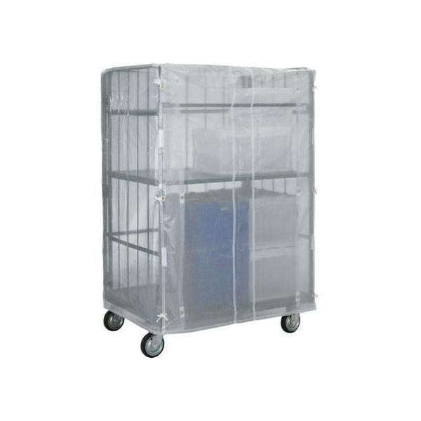 【商品説明】●カゴ車内の荷物の保護に。ハイテナーに積まれた商品の保護（ホコリ・ゴミ付着防止）カバー。●糸入り半透明素材のため、中の商品の識別が可能です。●軽量のため、取り扱いが簡単です。【仕様】●型番：THTC-1IT　●適用サイズ（mm）...