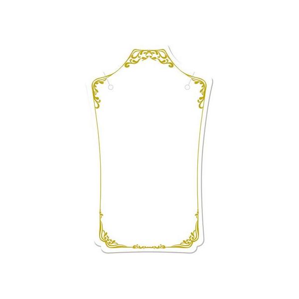 【商品説明】厚みやカタチに技あり加工。　厚みのある台紙は作品を付けたときの安定感も抜群！　　ネックレスの形状が美しく見えるようにデザインされたフォルムがこだわりの専用台紙です。　台紙は紙製なので、ペンでの手書きアレンジも自由自在！　ブランド...