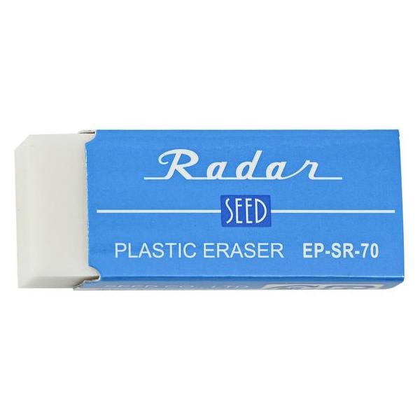【商品説明】マイルドな消し味と優れた消字能力を持った、高性能・高品質のプラスチック字消し。　高品質、マイルドな消し味。スリーブの角を切り落とし、消しゴムにかかる圧力を分散し折れを防ぐ為の工夫をしております。　商品を保護するフィルムにミシン目...