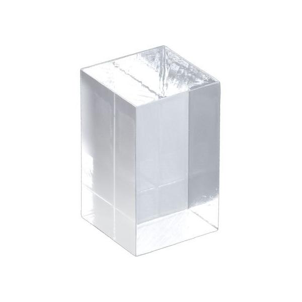 【商品説明】角のシンプルな形のアクリルブロックです。　透明感と清涼感があり、ディスプレイの演出に最適です。　透明なので邪魔をせず、高級感が演出できるしっかりしたブロックです。　タテにもヨコにもお組み合わせ次第でディスプレイ等さまざまな用途に...