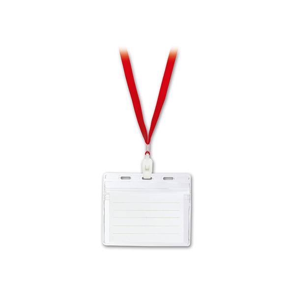 【仕様】ロックレバーを回転させることでクリップの開閉をロックすることができ、表示面の落下を防ぎます。ラミネーターした名刺もスッポリ入る大型サイズ（Ａ７対応）。裏側にチャックが付いているソフトタイプ。　●色：赤●材質：表示面／ポリオフィレン系...