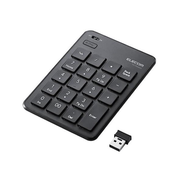 【仕様】最薄部がわずか６．５ｍｍの薄型設計で、場所を選ばずに使用できる無線薄型テンキーパッドです。　キータイプにはノートパソコンのキーボードと同じ軽い力で打鍵できる「パンタグラフ方式」を採用しています。　Ｅｘｃｅｌでの作業に便利な［Ｔａｂ］...