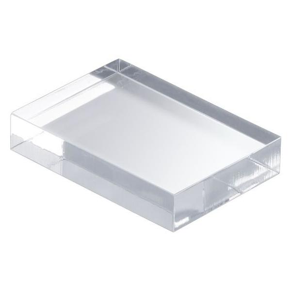 【商品説明】透明感あるアクリルが高級感と存在感を演出！　透明感と清涼感があり、ディスプレイの演出に最適です。【仕様】●サイズ：本体／縦５２ｍｍ×横３７ｍｍ×厚さ１０ｍｍ　●材質：アクリル　<ジェットプライス>