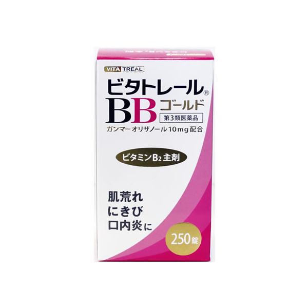 ●内容量：２５０錠メディスンプラス　めでぃすんぷらす　ｍｅｄｉｃｉｎｅｐｌｕｓ　びたとれーる　ＶＩＴＡＴＲＥＡＬ　ＢＢごーるど　ビタミン剤　ビタミンＢ２主薬製剤　ビタミンＢ２製剤　第三類医薬品　肌荒れ　にきび　口内炎　口角炎　口唇炎　かぶれ...
