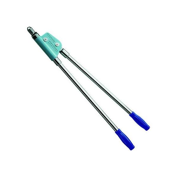 【商品説明】●強力タイプで太いリベットでも楽に切断できます。●オプション品のSボルト用のノーズピースをご用意いただくことで、高強度リベットSボルトにも対応します。【仕様】●型番：HR003B　●入数：1丁　●全長（mm）：760 ●使用ジョ...