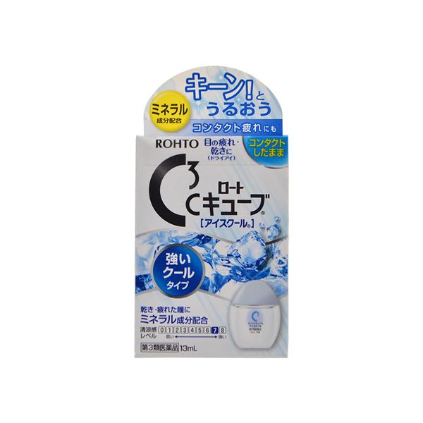 ●内容量：１３ｍｌロート製薬　ろーと　ＲＯＨＴＯ　Ｃきゅーぶ　シーキューブ　あいすくーる　ｃｏｏｌ　目薬　点眼薬　点眼液　アイケア　液体　１個　１３ミリリットル　第三類医薬品　お薬　おくすり　ドラッグ　コンタクトレンズ　涙液補助