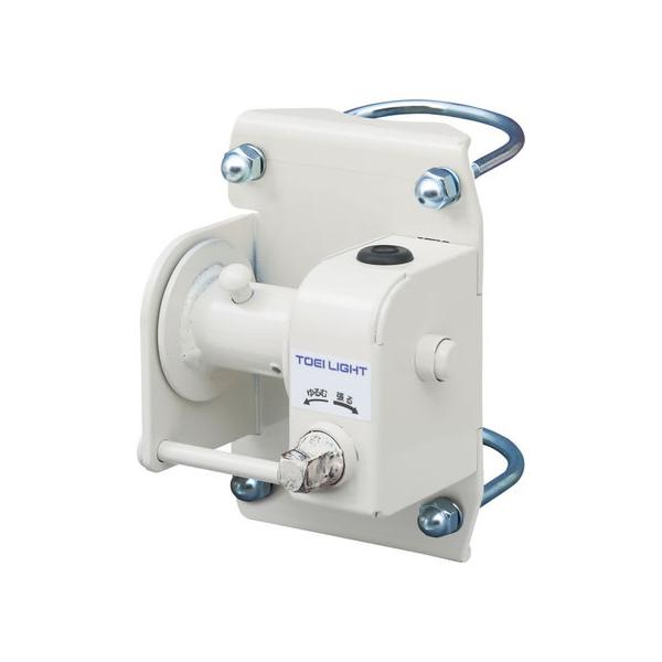 【商品説明】逆転防止機能付ネット巻。【仕様】●素材・材質：主材／スチール　●仕様：ウォームギヤ式（逆転防止機構）、バレー・テニス支柱７６ｍｍ用　●特徴：粉体塗装仕上　●商品重量：３ｋｇ　●原産国：日本　●付属品：ハンドル（Ｂ−２９８４Ｈ）　...