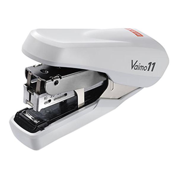 【商品説明】とじ枚数はそのままで軽とじ、静音化、低衝撃を加えてバージョンアップ！新機構「先曲げフラットクリンチを採用。（フラットクリンチと高さはほぼ同じで、針先が紙に向くので引っかかりにくい）。２枚から約４０枚までを、針を替えずにこれ１台で...