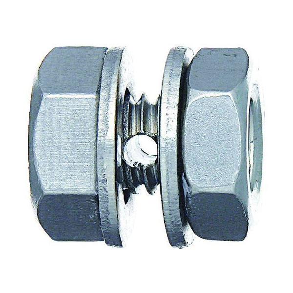 【商品説明】●ボルトとナットでワイヤロープを締めるタイプです。【仕様】●型番：P-973　●入数：1S　●適用ロープ径（mm）：0．85〜1 ●A（mm）：2 ●使用荷重（kg）：−　●ボルト、ワッシャー：ステンレス（SUS304）、ナット...