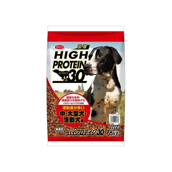 【商品説明】運動量が多い中・大型犬、活動犬専用商品。良質なたんぱく質３０％配合。渡り鳥の羽を動かす筋肉の部分に多い成分（イミダゾールジペプチド）を配合。【仕様】●内容量：８ｋｇ●原産国：日本　<ジェットプライス>