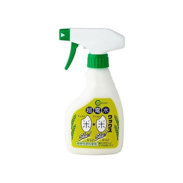 【商品説明】超電水クリーンシュ！シュ！を主原料に米油を配合した、除菌洗浄とワックスが同時に出来るフローリングワックス。　化学薬品配合のワックスとは違い米油を配合して作られているため肌に優しく、また嫌な臭いもなく安心してお使い頂けます。　フロ...