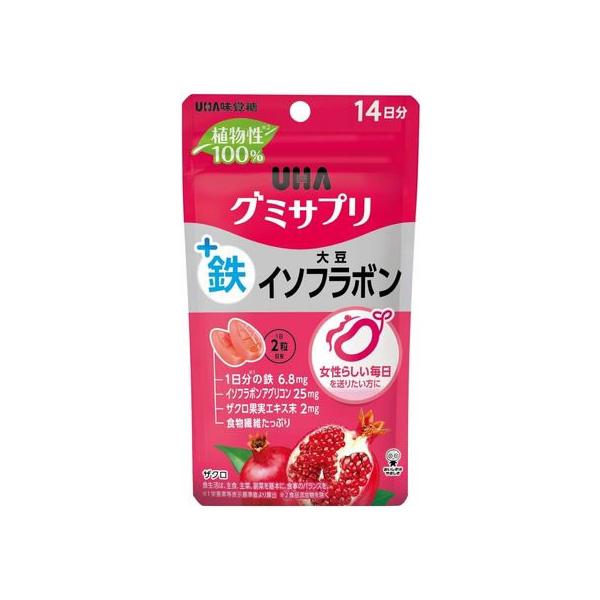 【商品説明】水なしでいつでもどこでも美味しく栄養チャージができるザクロ味のグミでできたサプリメントです。　２粒に鉄６．８ｍｇとイソフラボンアグリコン　２５ｍｇ配合しています。【仕様】●内容量：２８粒　<ジェットプライス>　bou...