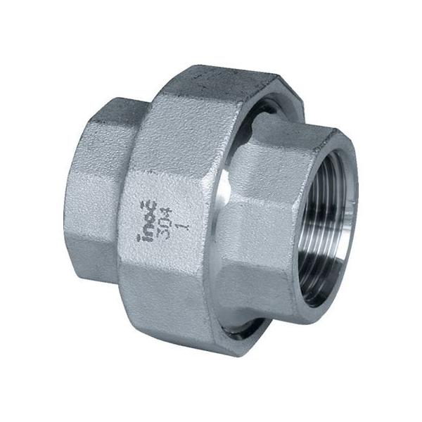 【仕様】●型番：304U32A　●呼び径A：32　●呼び径B：11／4　●D（mm）：49．0　●L（mm）：54．0　●材質：SCS13A　●呼び径（mm）：42．70　●最高使用圧力：水・油：常温2．0MPa以下、ガス：1MPa以下　●...