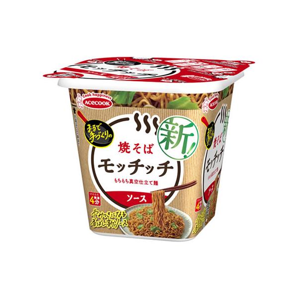 【商品説明】やみつきになる香ばし新ソースでクセになる美味しさへ進化した“新生”焼そばモッチッチ！　まるで家庭で調理した焼そばのような、もちもちとした食感が特長の「もちもち真空仕立て麺」です。　複数種の野菜と果実の自然な甘みに、ラードの旨みや...