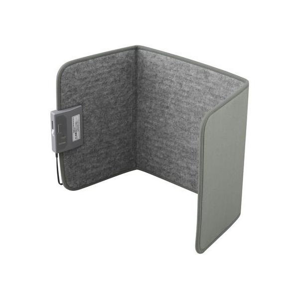 【商品説明】デスク下にそのまま立てて使えるコンパクトサイズです。３つに折り畳んでコンパクトに収納できます。【仕様】●電源：ＡＣ１００Ｖ、５０／６０Ｈｚ●定格消費電力：１６０Ｗ●材質：ポリエステル１００％●標準表面温度：５５℃（強）●電源コー...