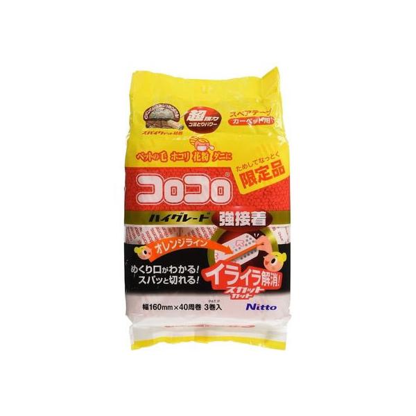 【商品説明】●めくりやすくてスパッと切れる！スカットカットを搭載した強接着のコロコロです。　●繊維の間の細かいホコリもしっかりキャッチするスパイクドット粘着を採用しています。　●強接着でしっかり取れるのでペットユーザーの方にも支持されていま...