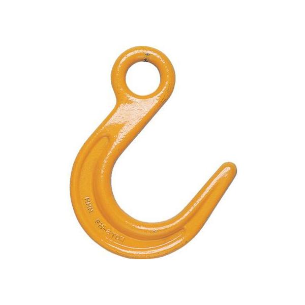 【商品説明】●口幅が広くふところが大きいので、直接敷き鉄板や径の太い物などを引っ掛けることができます。【仕様】●型番：FH1.5　●基本使用荷重（t）：1．5　●寸法（mm）C：63　●寸法（mm）D：25　●寸法（mm）H：160　●寸法...