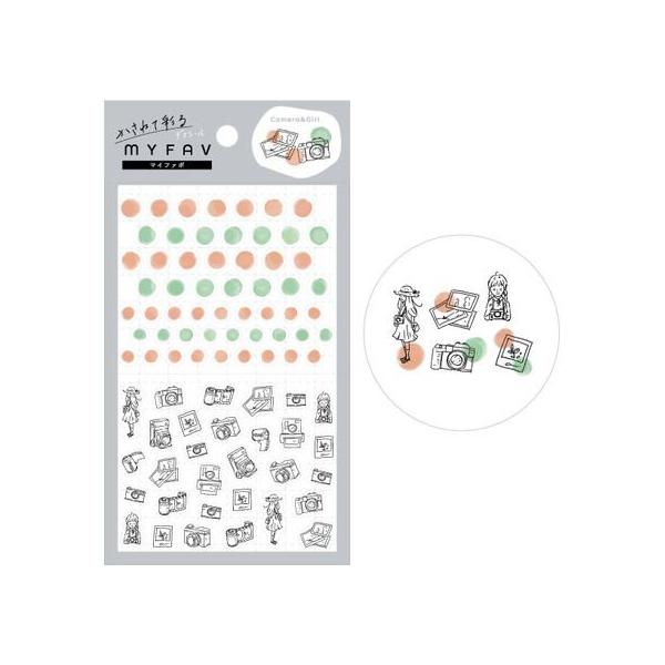 【商品説明】水彩風のやさしいカラーの図形シールと、繊細な手書き風イラストのシールがセットになった、クリア素材のシールです。　重ねて貼ることで、自然と統一感のある仕上がりに。　シートの半分の位置にミシン目が入っているため、半分に折りたたんだり...