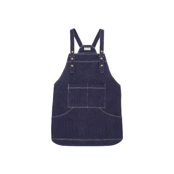 【商品説明】３段階のドットボタンで肩紐とウエスト調節が可能。ものが沢山入る間口が大きいカンガルーポケット付き。【仕様】●素材：ツイル（ポリエステル８０％綿２０％）●前中心丈６５ｃｍ後中心丈７１．５ｃｍ身幅６１ｃｍ●フロントアウトポケット●両...