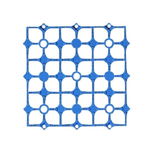 【商品説明】●お手入れ簡単なソフトタイプマットです。●ジョイント式で施工も簡単にできます。●防炎適合品です。防炎性能登録番号（EO0810526）【仕様】●型番：F-34-HK-BL　●色：ブルー　●幅（mm）：147　●長さ（mm）：14...