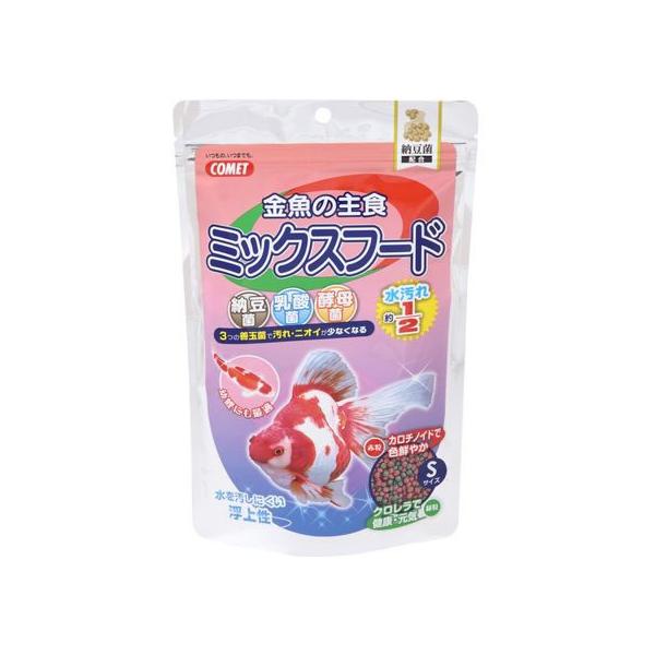 【商品説明】クロレラエキスを配合した緑粒と、カロチノイドを配合した赤粒をミックスした金魚・鯉が健康に育つバランス栄養フードです。３種の善玉菌（納豆菌・酵母菌・乳酸菌）が、消化吸収や排泄物の分解力を高め、水の汚れや嫌なニオイを減らします。【仕...