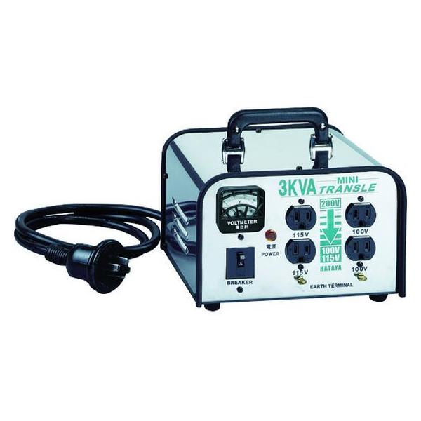 【商品説明】●使用機器に適した電圧を作る変圧器です。●200V→100V・115Vの降圧専用変換器。【仕様】●型番：LV-03CS　●容量（kVA）：3　●一次電線仕様：1．6m　●幅（mm）：236　●奥行（mm）：234　●高さ（mm）...