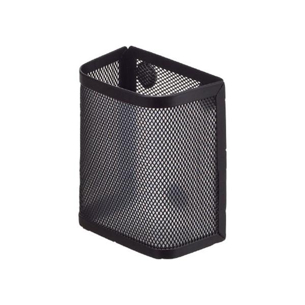 【商品説明】ペン立てサイズ。ハサミや定規などの収納に最適。エキスパンドメタル素材を使用し、とても軽量。ライト・デスクトップパネルと組み合わせて使用できます。強力なネオジム磁石を使用。接触部分保護用ゴム付き。（目安保持荷重　３００ｇ）【仕様】...