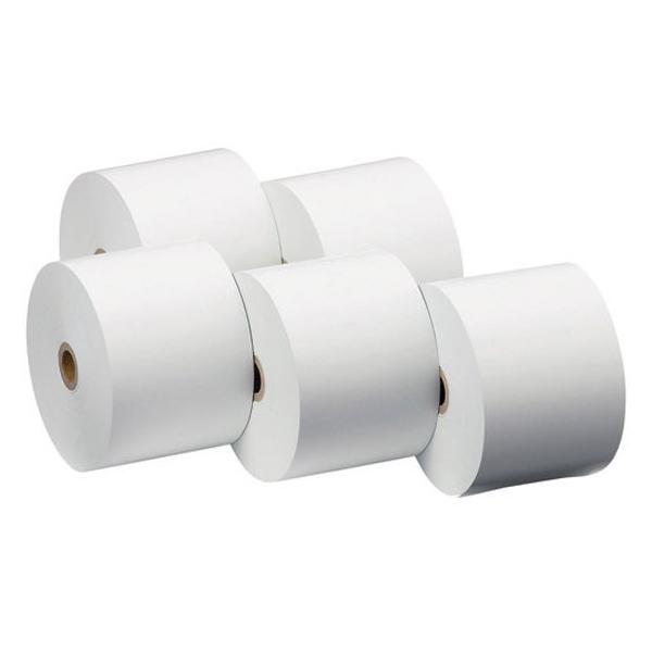 【仕様】●レジスター消耗品●レジスター用・プリンタ電卓用ロールペーパー（サーマル紙）●高保存タイプ（保存目安／約１０年）●サイズ：幅５８×外径８０×芯内径１２ｍｍ●入数：５巻　<ジェットプライス>