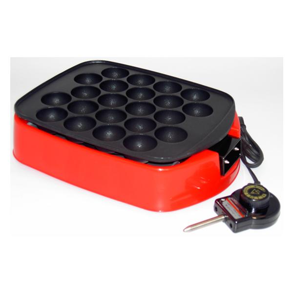 【商品説明】安心安全の日本製たこ焼き器！プレート裏面に直接ヒーターがくっついているので、端もよく焼ける！温度調節器付きで保温も可能！プレートが着脱式＆フッ素樹脂加工なのでお手入れもカンタン！１２００Ｗのハイパワー！アツアツのたこ焼きが楽しめ...
